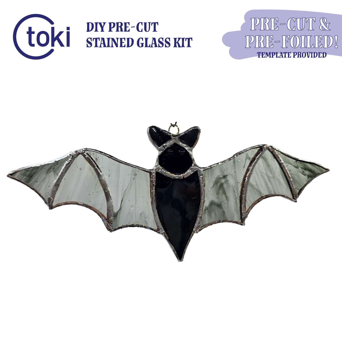Pre-Cut Bat Stained Glass DIY – Tokimeku Automation