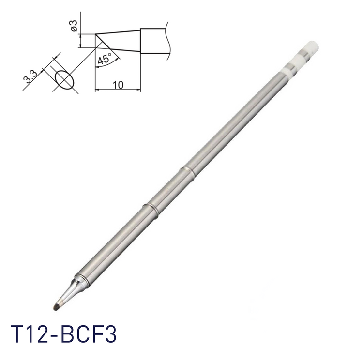 Hakko T12-BCF3 Shape-3BC Soldering Iron Tip | Tokimeku