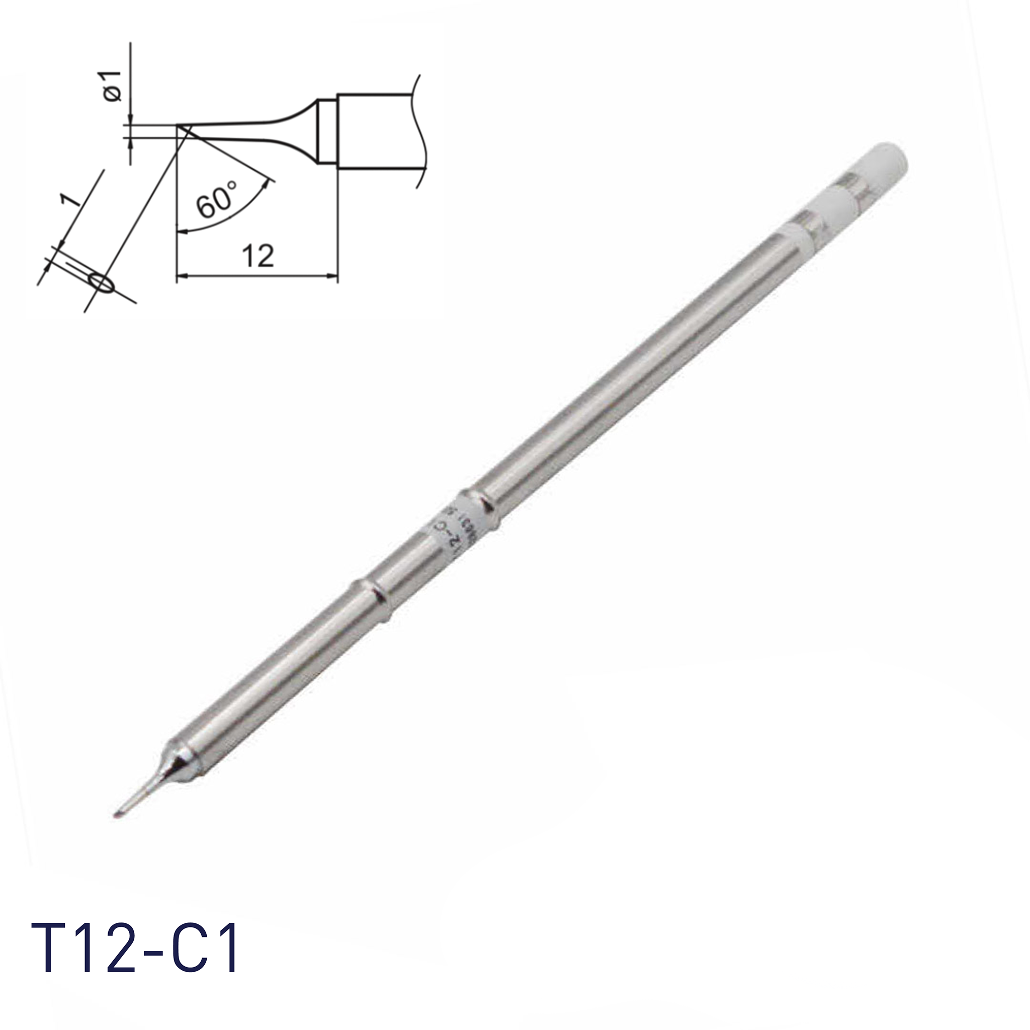 Hakko T12-C1 Shape-1C Soldering Iron Tip | Tokimeku